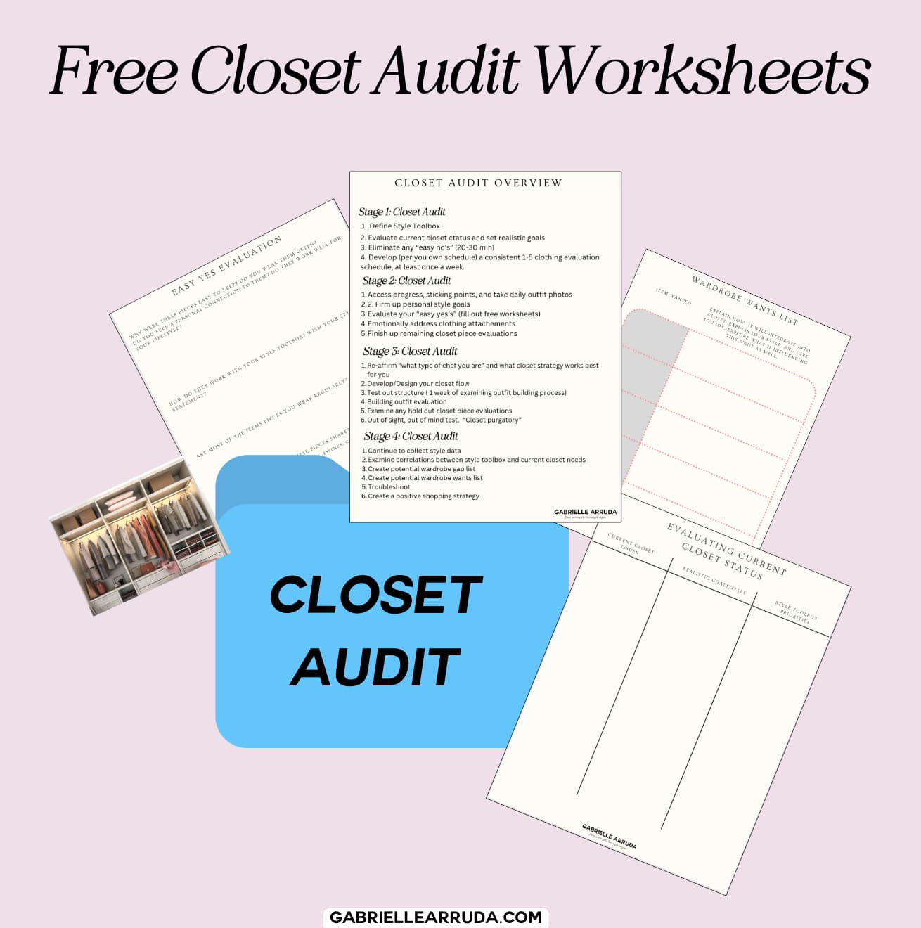 9 Rules to Make Cleaning Your Closet Painless | Gabrielle Arruda