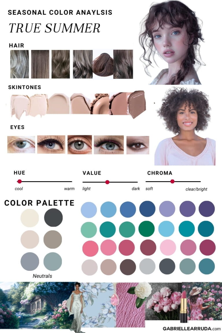 Summers: Seasonal Color Overview | Gabrielle Arruda