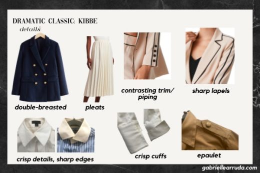 Kibbe: Dramatic Classic Style Guide | Gabrielle Arruda