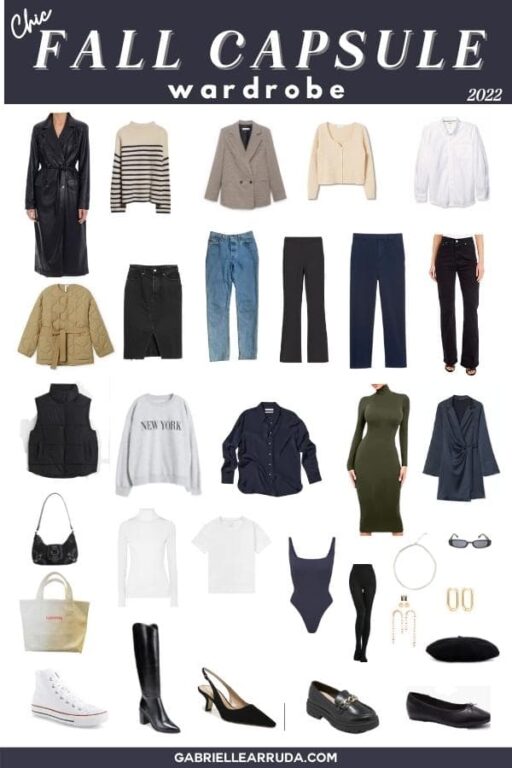 The Perfect Fall Capsule Wardrobe for 2022 | Gabrielle Arruda
