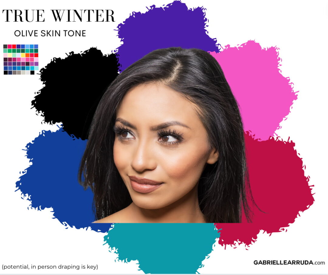 True Winter Seasonal Color: Ultimate Guide {cool winter} | Gabrielle Arruda