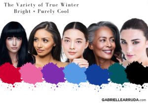 True Winter Seasonal Color: Ultimate Guide {cool winter} | Gabrielle Arruda
