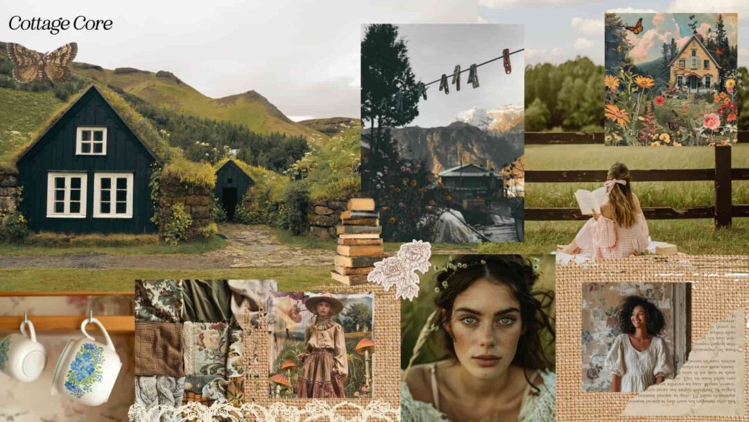 Cottage Core Style Aesthetic ? { kibbe & seasonal color outfit ideas ...