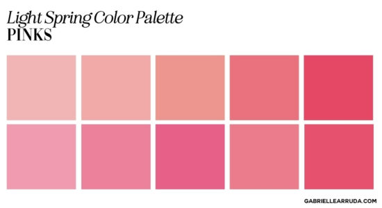 Seasonal Color Palettes: Your Best Pinks | Gabrielle Arruda