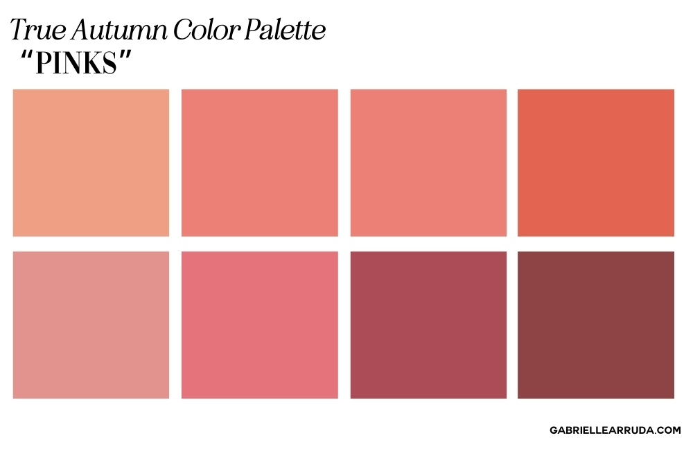 Fall Picture Colors Pink Soft Autumn Pink And Purple Color Palette