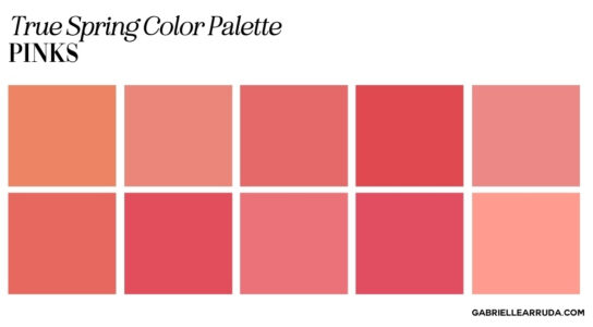 Seasonal Color Palettes: Your Best Pinks | Gabrielle Arruda