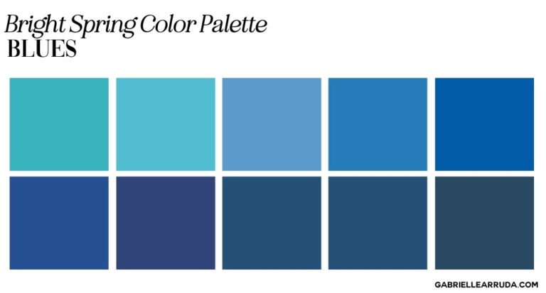 Seasonal Color Palettes: Your Best Blues | Gabrielle Arruda