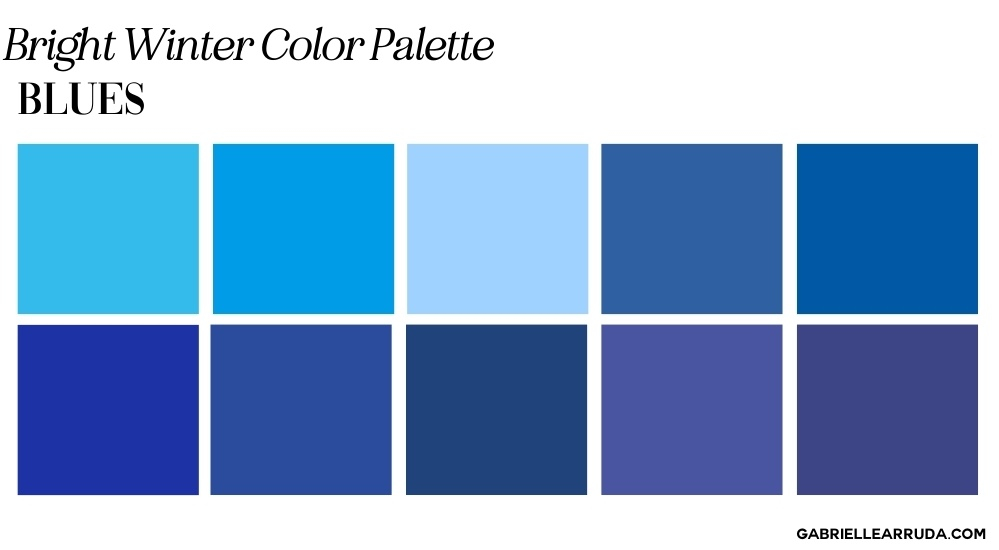 Winter Color Palette Royal Blue Are You A Winter Spring (Clear