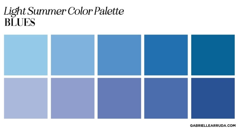 Seasonal Color Palettes: Your Best Blues | Gabrielle Arruda
