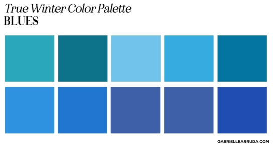 Seasonal Color Palettes: Your Best Blues | Gabrielle Arruda