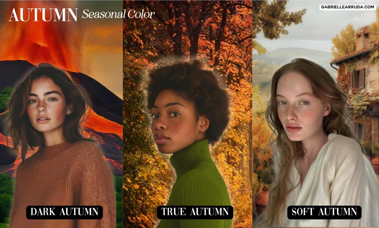 Autumns: A Seasonal Color Overview | Gabrielle Arruda