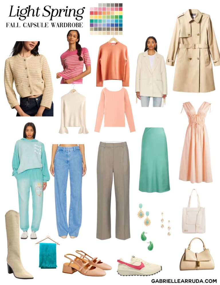 Fall Capsule Wardrobe: 12 Seasonal Color Palettes | Gabrielle Arruda