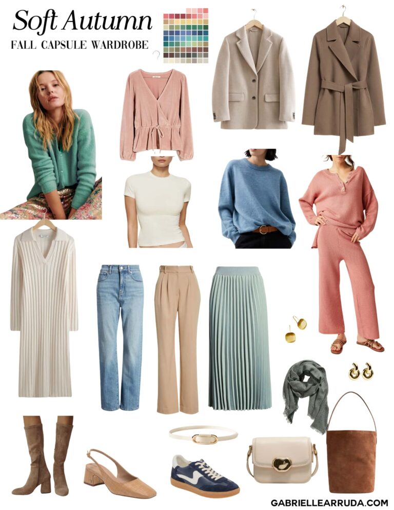 Fall Capsule Wardrobe: 12 Seasonal Color Palettes | Gabrielle Arruda
