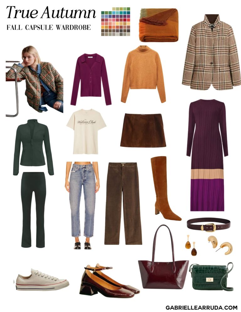 Fall Capsule Wardrobe: 12 Seasonal Color Palettes | Gabrielle Arruda