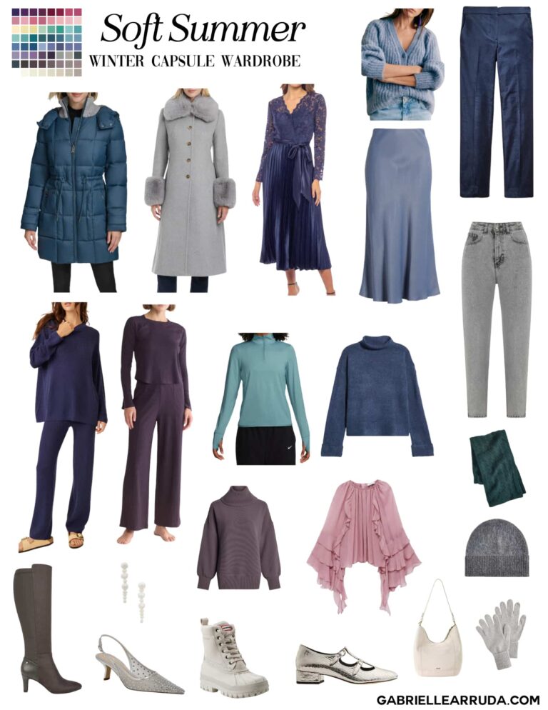Winter Capsule Wardrobes: 12 Seasonal Color Palettes | Gabrielle Arruda