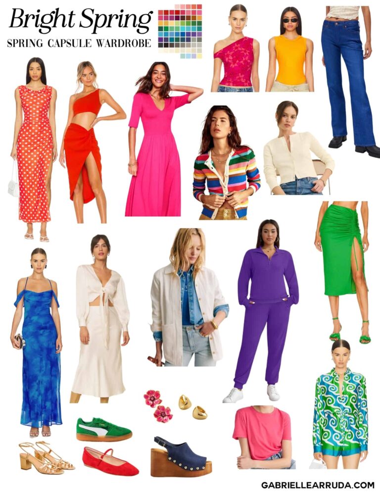 Spring Capsule Wardrobe: 12 Seasonal Color Palettes {2025} | Gabrielle ...