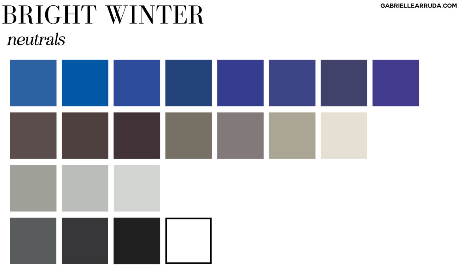 Bright Winter: Complete Guide | Gabrielle Arruda