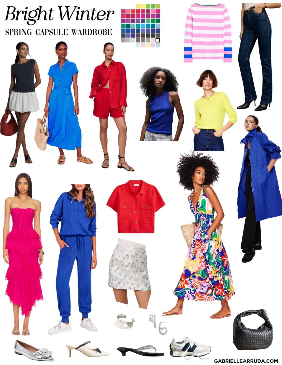 Spring Capsule Wardrobe: 12 Seasonal Color Palettes {2025} | Gabrielle ...
