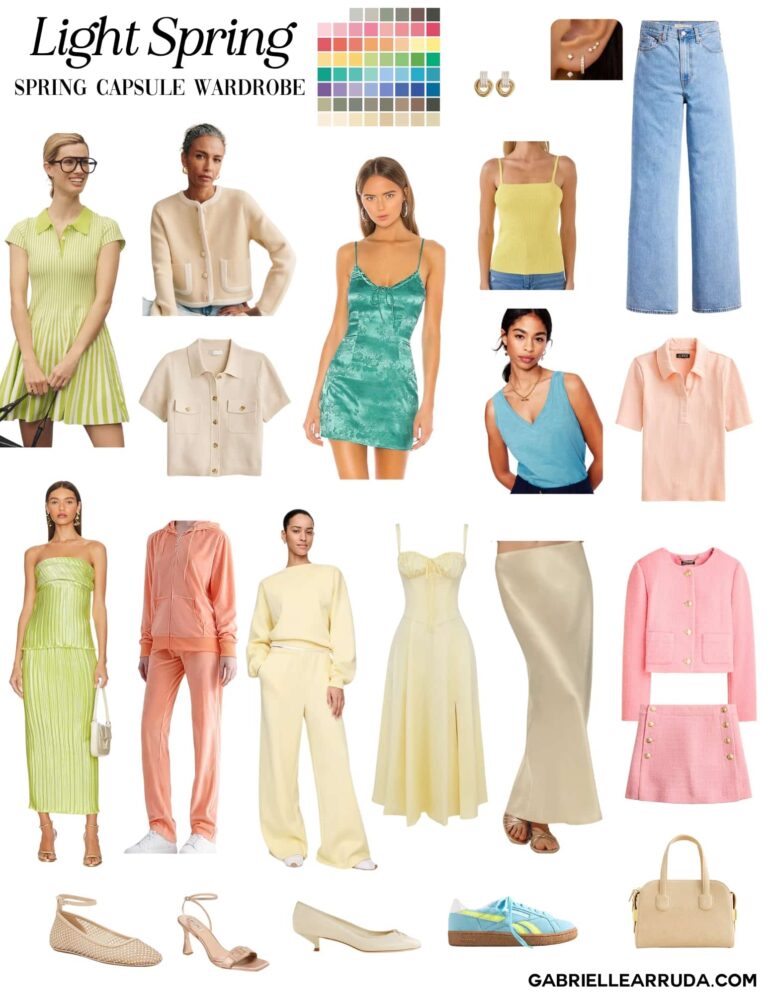 Spring Capsule Wardrobe: 12 Seasonal Color Palettes {2025} | Gabrielle ...
