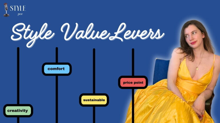 What are your Style Value Levers? | Gabrielle Arruda