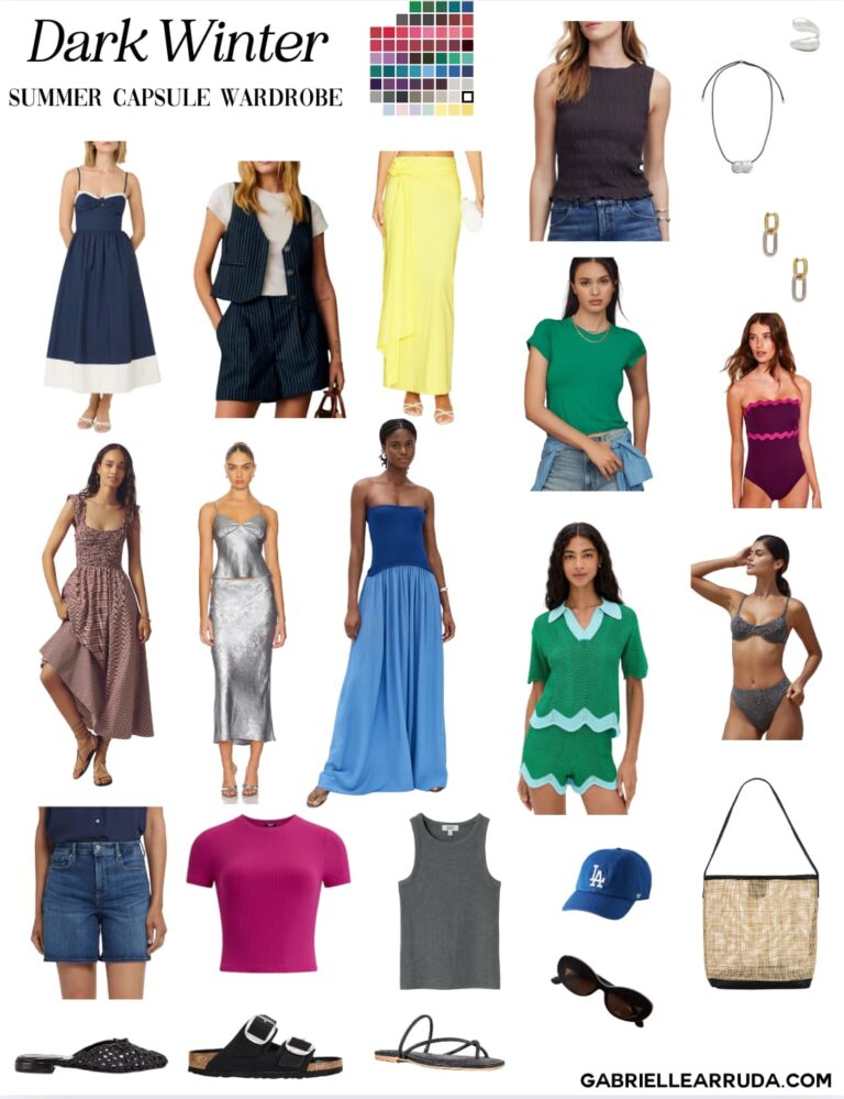 Seasonal Color Summer Capsule Wardrobes 2025 | Gabrielle Arruda