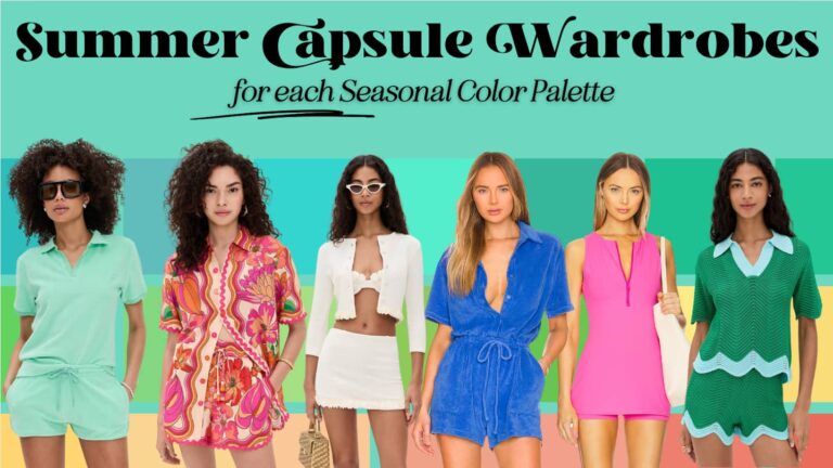 Seasonal Color Summer Capsule Wardrobes 2025 | Gabrielle Arruda
