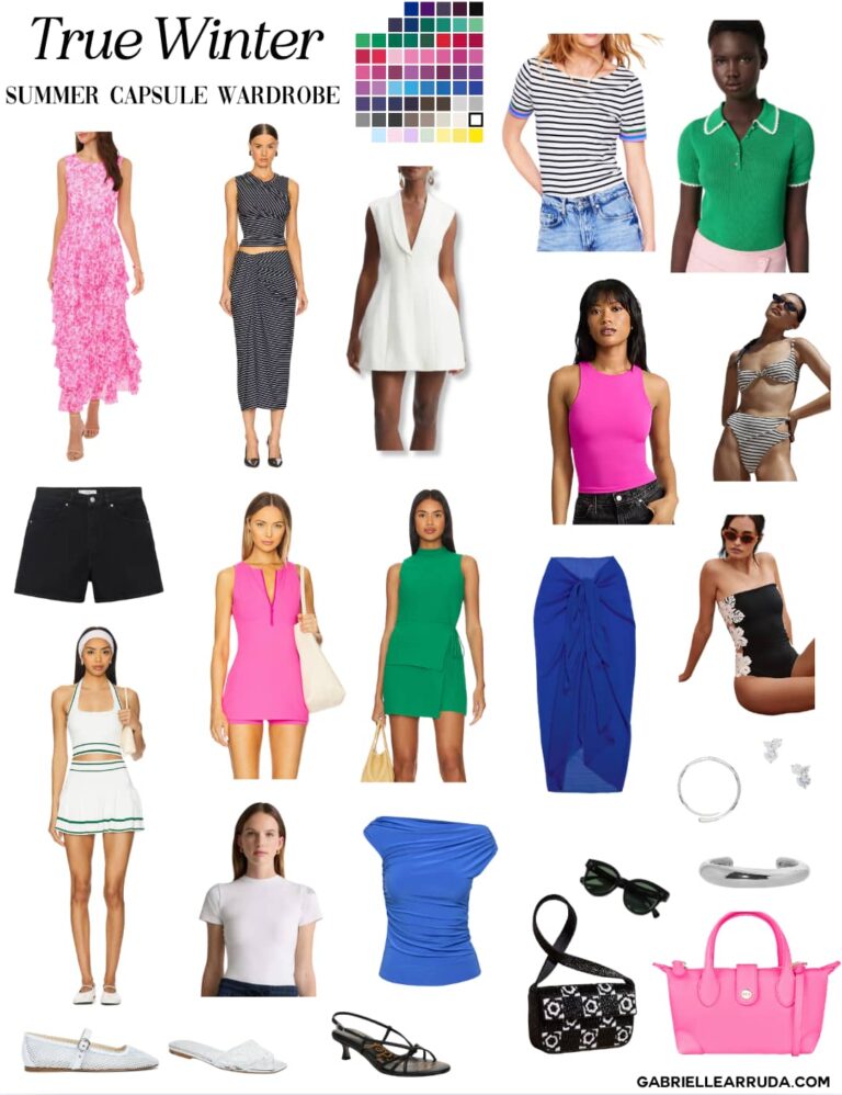 Seasonal Color Summer Capsule Wardrobes 2025 | Gabrielle Arruda