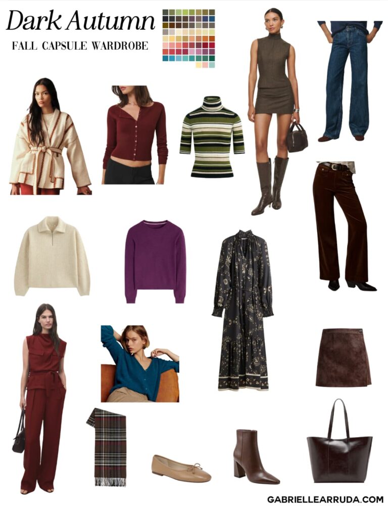 Seasonal Color Fall Capsule Wardrobes 2025 | Gabrielle Arruda