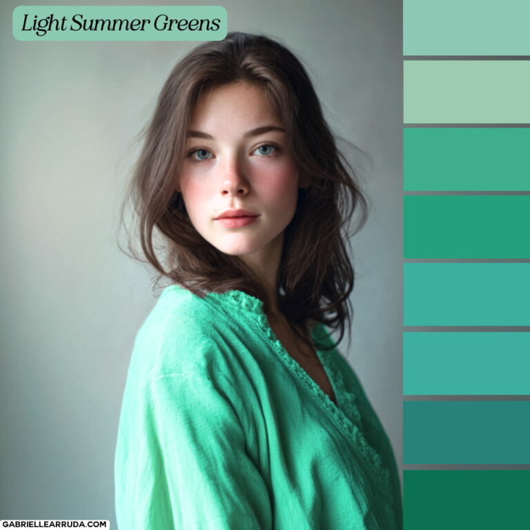 Seasonal Color Palettes: Your Best Greens | Gabrielle Arruda