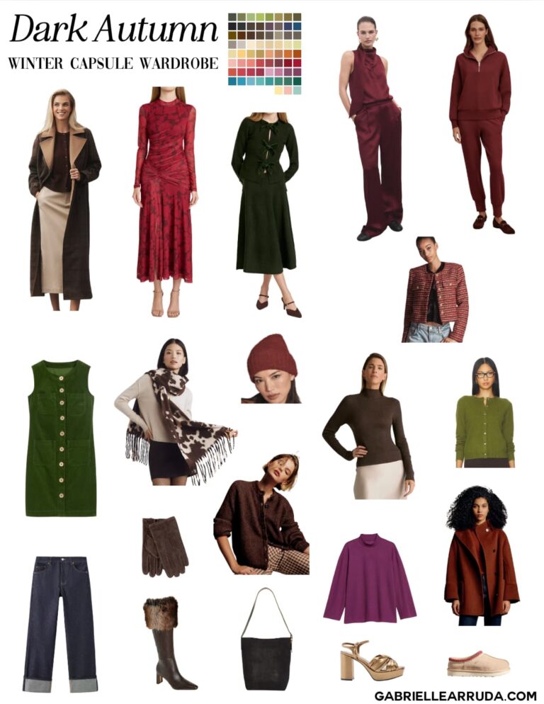 Seasonal Color Winter Capsule Wardrobes 2025/2026 | Gabrielle Arruda