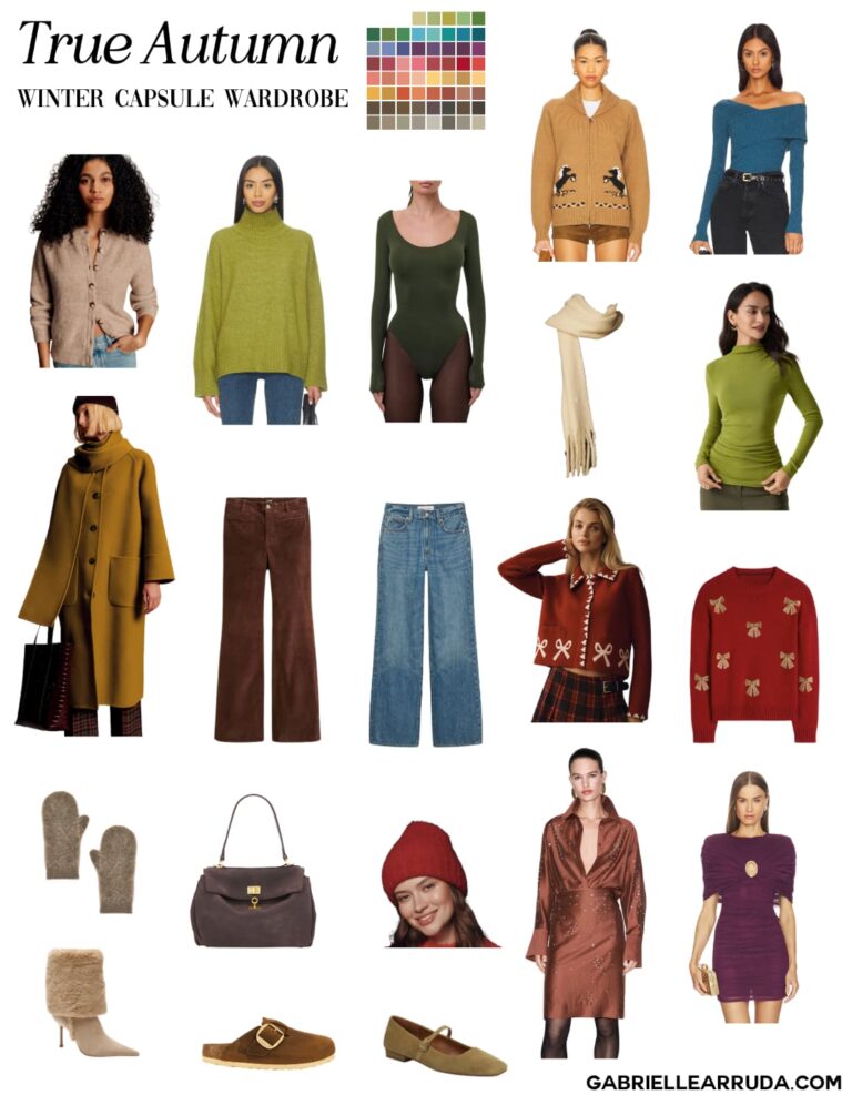 Seasonal Color Winter Capsule Wardrobes 2025/2026 | Gabrielle Arruda