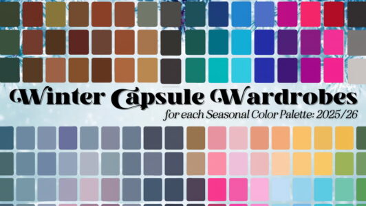 Seasonal Color Winter Capsule Wardrobes 2025/2026 | Gabrielle Arruda
