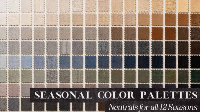 The Ultimate Guide to Seasonal Color Neutrals (All 12 Seasons ...